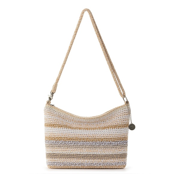 The Sak | Bags | The Sak Lumi Crossbody In Sand Striped Hand Crochet ...